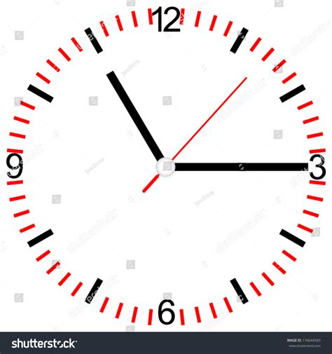 Creative Clock Face Design Stock Vector Royalty Free