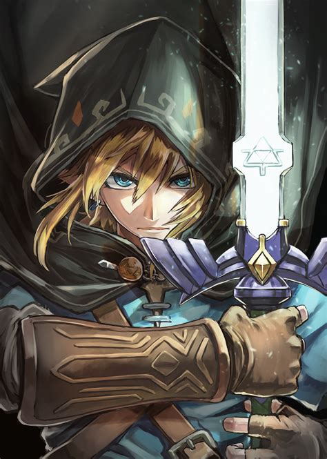 Legend Of Zelda Video Game Link Art Poster Design Legend Of Zelda Breath Zelda Art Legend Of