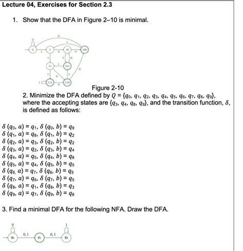 Solved Lecture 04 ﻿exercises For Section 23show That The