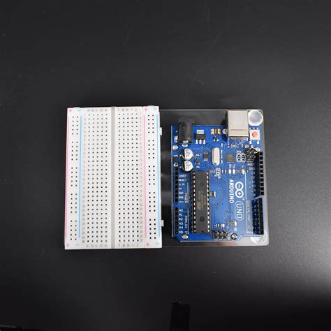 Transparent Acrylic Base Plate For Arduino Uno R3 High Quality Mounting Board With Rubber Feet