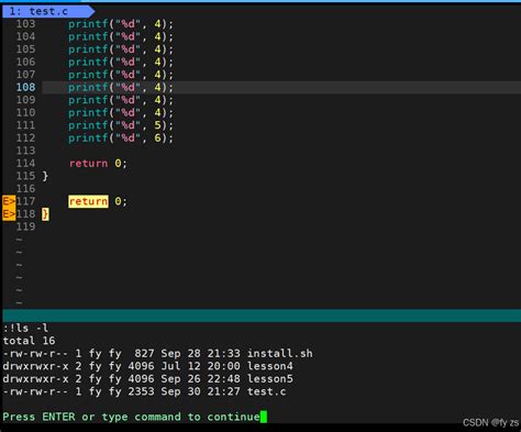 Linux编辑器 Vim使用vim 终端控制代码 Csdn博客