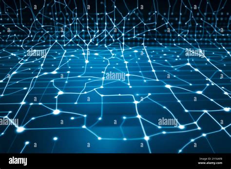 digital background perfect for tech processes neural networks
