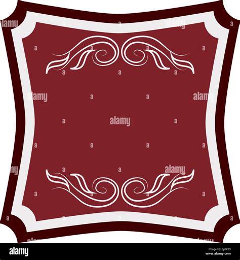 Angular Vintage Frame Icon Stock Vector Image And Art Alamy