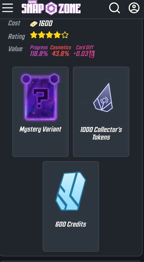 Future Variant Calculation Rmarvelsnap