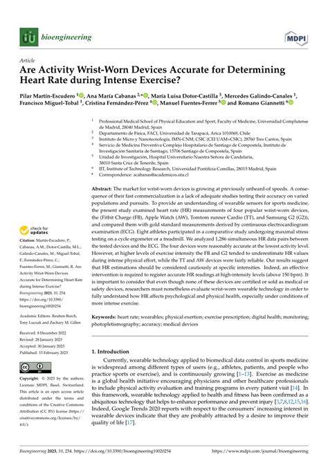 Pdf Activity Wrist Worn Devices Accurate For Determining Heart Rate During Intense Exercise