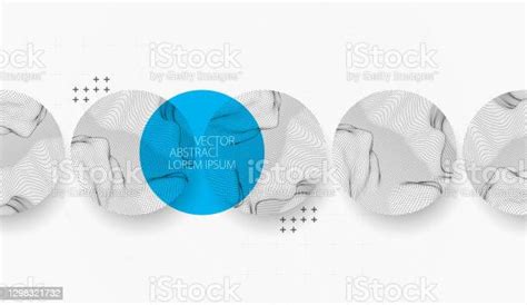 현대 과학 또는 기술 요소 트렌디 한 추상적 인 배경 사이버 공간 표면 그림입니다 벡터 3차원 형태에 대한 스톡 벡터 아트 및 기타 이미지 Istock