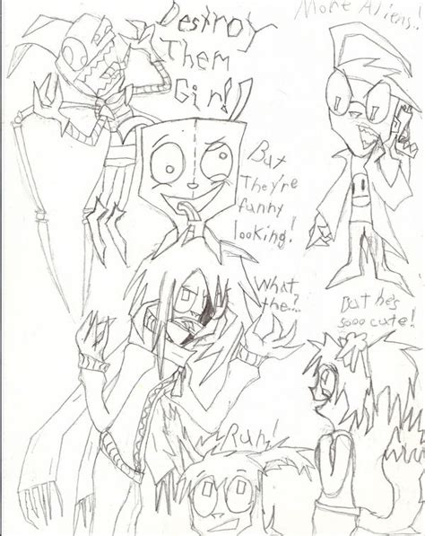 Invader Zim Crossover By Zankotsu22 On Deviantart