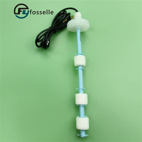 Plastic PP Vertically Water Tank Liquid Level Sensor Switch Float Level Switch And Switch