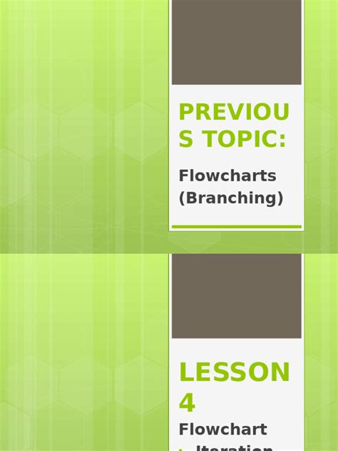 Lesson 3 Flowchart Part 2 Pdf Control Flow Algorithms