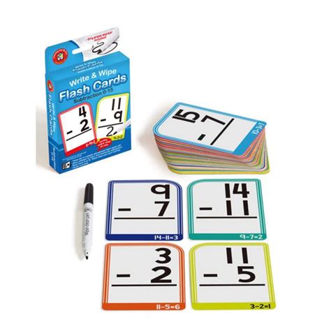 Lcbf Write And Wipe Flashcards Subtraction Wmarker — Marston Moor