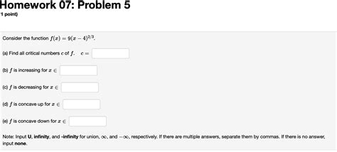 solved homework 07 problem 5 1 point consider the