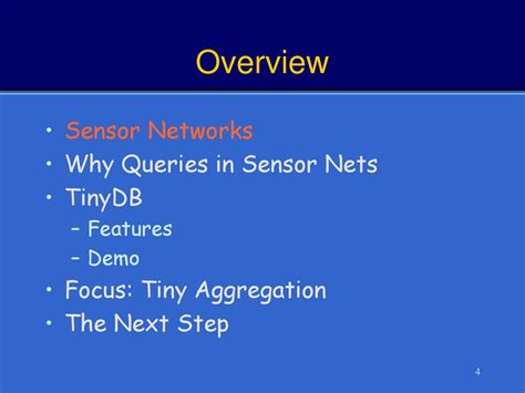 Querying Sensor Networks Ppt Download