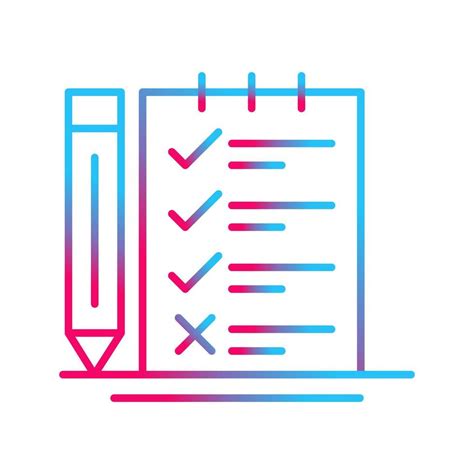 Survey Checklist Vector Icon Vector Art At Vecteezy