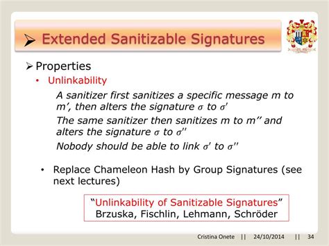 Ppt Controlled Malleability Sanitizable Signatures Powerpoint Presentation Id6301107