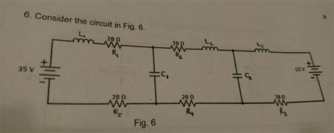Solved A Draw The Steady State DC Equivalent Circuit B Chegg Com