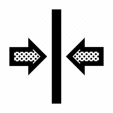 Align Arrow Center Format Horizontal Middle Icon