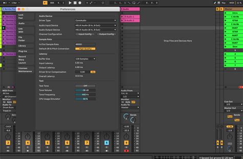helix as audio interface with ableton volume issues helix line 6