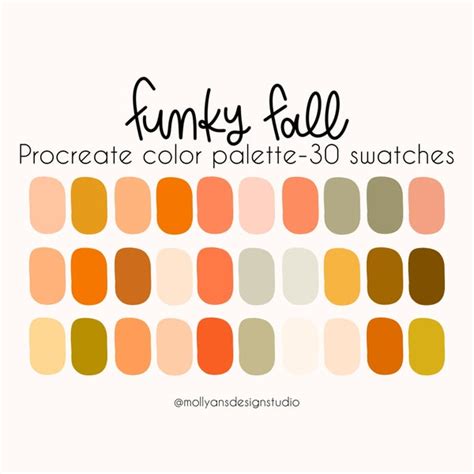 Groovy Color Palette Etsy