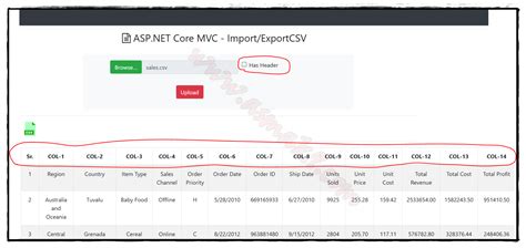 How To Importexport Csv File Data In Aspnet Core Mvc Web App Asmas Blog