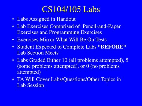 Welcome To Cs105 And Cs104 Ppt Download