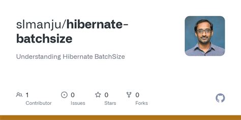 Github Slmanjuhibernate Batchsize Understanding Hibernate Batchsize