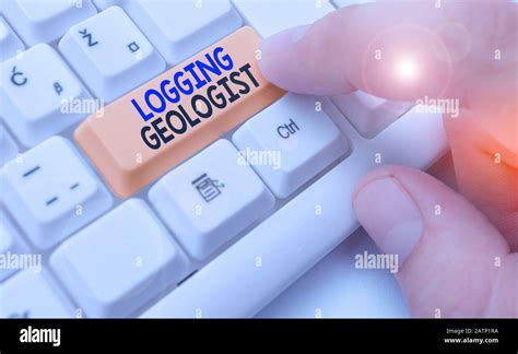 Handwriting Text Logging Geologist Conceptual Photo Layout And Execution Of Definition Diamond