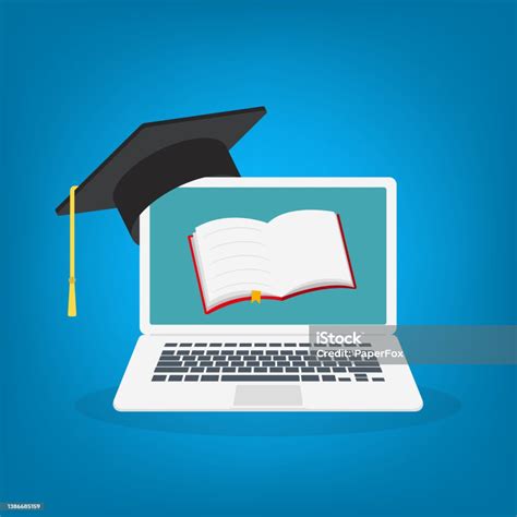 온라인 학습 웹비나 비즈니스 온라인 교육 컴퓨터 또는 E러닝 개념에 대한 교육 비디오 자습서 일러스트레이션의 개념 개념에 대한 스톡 벡터 아트 및 기타 이미지 Istock