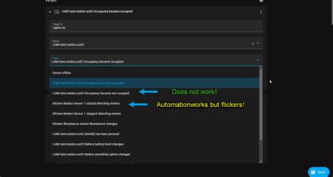 Automation Flickers Lights After 3 Mins And Occupancy Does Not Work Configuration Home