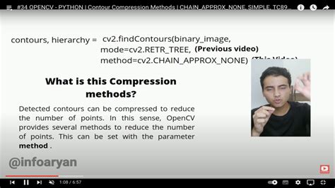 OPENCV PYTHON Contour Compression Methods CHAIN APPROX NONE SIMPLE TC KCOS TC L I