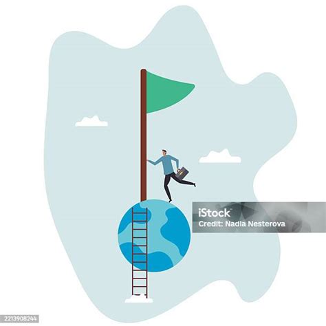 세계 또는 글로벌 비즈니스 성공 비즈니스 성장 및 확장을 위한 국제적 기회 전 세계 경력 개발디자인을 위한 캐릭터 개념에 대한 스톡 벡터 아트 및 기타 이미지 Istock