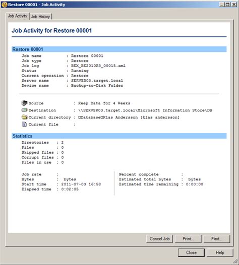 Restore Single Item Mailbox From Backup Exec Exchange Database Recovery Method