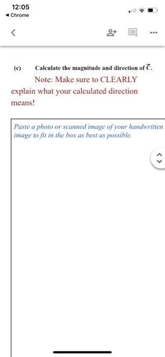 Solved Formulas And Constants L Consider The Two Vectors Chegg