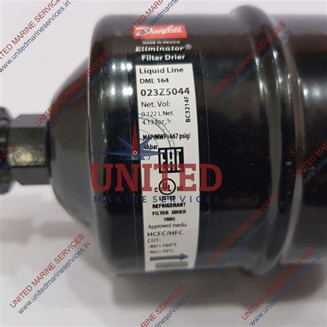 DANFOSS DML Z ELIMINATOR LIQUID LINE FILTER DRIER HCFC HFC Bar NEW United Marine