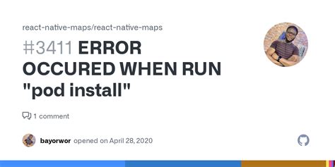 Error Occured When Run Pod Install · Issue 3411 · React Native Maps