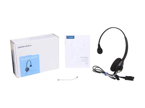 Plantronics Hw Supraplus Wideband Headset Monaural Newegg Com