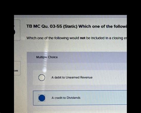 [answered] Ces Tb Mc Qu 03 55 Static Which One Of The Followi Which One