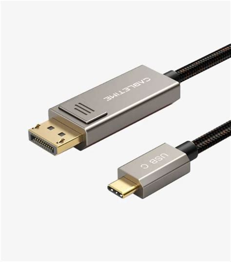 CABLETIME ใหม USB U K Hz Bidirectional USB Type C To DisplayPort Cable K Hz รน CC L