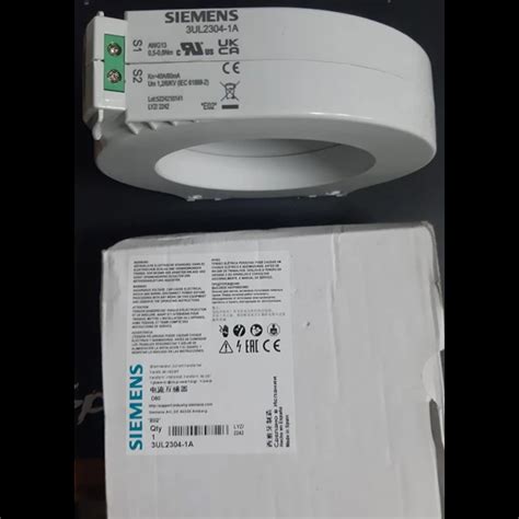 Jual Siemens 3ul2304 1a Ct Residual Current Transformer 80mm 30ma 40a Jakarta Sarana Jaya Teknik