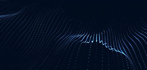 추상적인 미래 배경입니다 입자의 파동 빅 데이터 시각화 데이터 교환 3d 렌더링 기술 배경 벡터입니다 벡터 일러스트 레이 션입니다 기하 도형에 대한 스톡 벡터 아트 및 기타