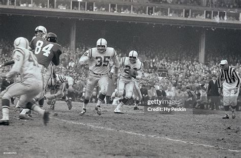Nfl Championship Baltimore Colts Alan Ameche And Lenny Moore In