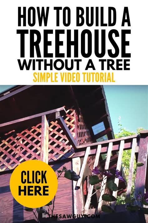 How To Build A Treehouse Without A Tree Step By Step Guide