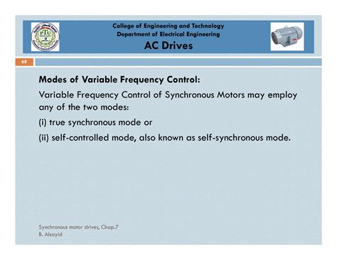 solution synchronous motor variable speed drives variable frequency