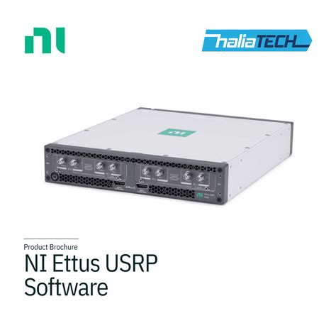 Unlock The Power Of Next Gen Wireless With Ni Usrp Software Defined