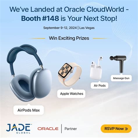 Cloudworld Oracle Event Jadeglobal Jade Global