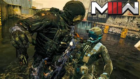 Throat Rip Finishing Move W Blackcell Alone Operator Skin In Call Of Duty Mw3 Youtube