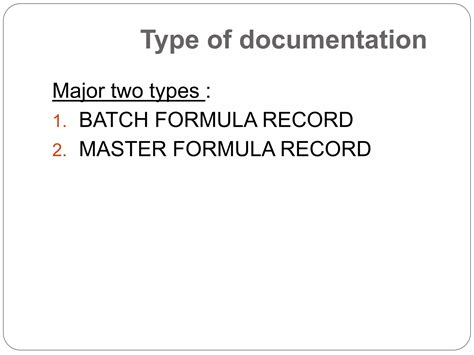 Batch Manufacturing Record Pptx