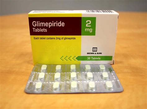 Glimepiride Tablets Brown And Burk