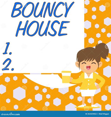 Sign Displaying Bouncy House Business Idea Automated Program That Runs
