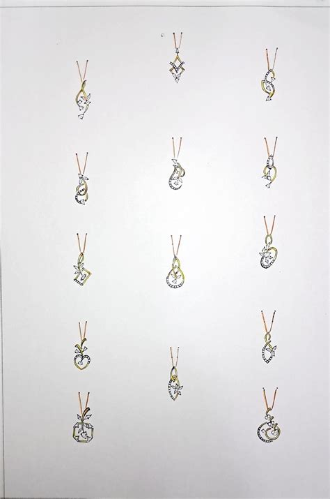 다양한 유형의 샹들리에 그림