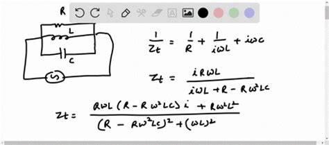 SOLVED Repeat Problem 9 For A Circuit Conststing Of R L And C All In Parallel
